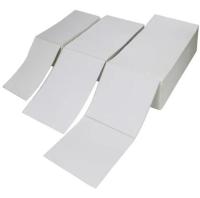 China Industrial Fanfold Label Stickers for High-Speed Printing - Continuous Form Labels with Various Size Options for sale