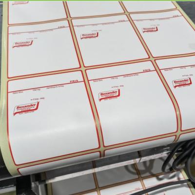 China Custom Preprinted Adhesive Thermal Paper Labels for Retail & Industrial Printing Applications - Various Sizes Available for sale