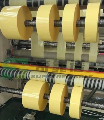 China Clear PP Film Adhesive Label 50mic with Yellow Glassine Liner for South Africa for sale