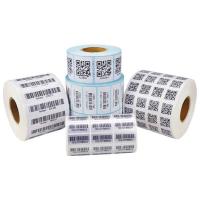 China Thermal Barcode Stickers 40mm x 30mm Adhesive Price Tags for Weighing Systems and Retail Labeling for sale