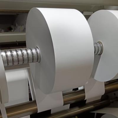 China 75 Micron PP Matte Synthetic Paper Adhesive Label Material for Food Label Making for sale
