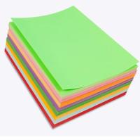 China WGA433 Fluorescent Green Paper Adhesive Label Material 80gsm with Acrylic Glue for Inkjet Printing for sale