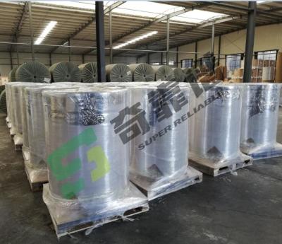 China Adhesive White PET Film 25μm TG3435 Model for Tire Label Manufacturing in Rolls for sale