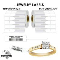 China Adhesive Jewelry Tag Labels 54mic PP Matte 75um PP Matte Thermal PP for Label Making for sale