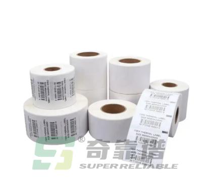 China Direct Thermal Sticker Paper 68g/m² Facestock with 72μm Caliper and -20°C to +60°C Temperature Range for sale