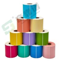 China Custom Adhesive Label Roll Blank Sticker 2x3 inch Waterproof Durable for Industrial Use for sale