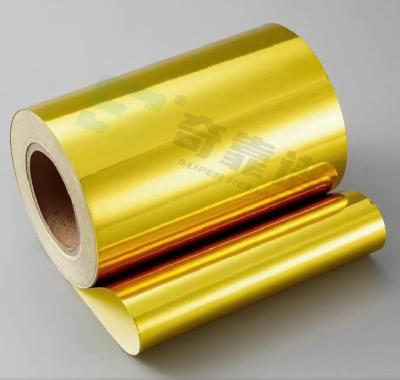 China Bright Silver PET Facestock Adhesive Film Jumbo Roll 1.2m x 3000m for Industrial Labeling for sale
