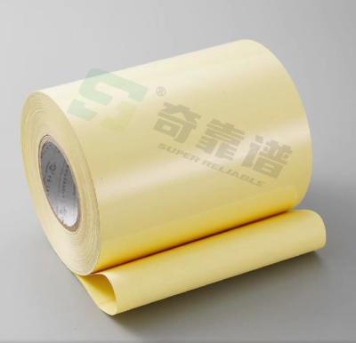 China Adhesive PVC Film Clear PVC Film with PE Coated Kraft Liner Roll 1.2m x 50m for sale