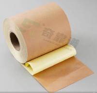 China Light Brown Kraft Paper Adhesive Sticker Paper Sheets for Offset Printing - 80-100gsm Weight for sale