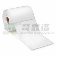 China 100mm x 150mm Adhesive Thermal Label Roll with Glassine Liner for Waybills and Barcode Printing for sale
