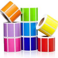 China Preprinted Thermal Label Direct Thermal Top Coated Adhesive Barcode Sticker 4x6 Inch Industrial Grade for sale