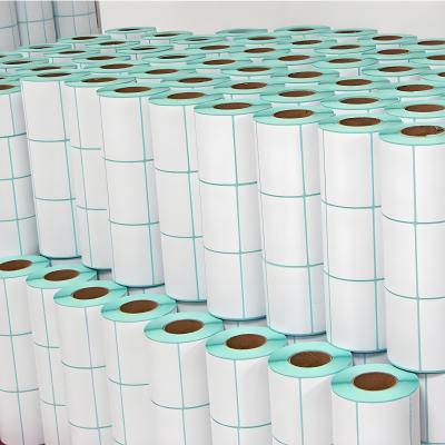 China DT Direct Thermal Supermarket Price Tag Sticker Label HM2033L 40mmx30mm for sale