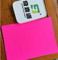 China WGA1 Fluorescent Red Paper Water Glue Label 60G White Glassine Liner 1070mm for sale