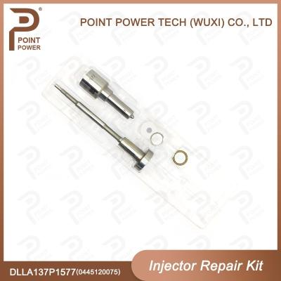 China Bosch Injector Repair Kit 0445120075 with DLLA137P1577 Nozzle and F00RJ01278 Control Valve for sale