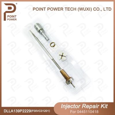China Bosch Injector Repair Kit 0445110418 with DLLA139P2229 Nozzle and F00VC01201 Compatibility for Common Rail Systems for sale