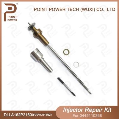 China Bosch Common Rail Injector Repair Kit with DLLA162P2160 Nozzle for Models 0445110647 0445110369 for sale