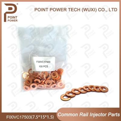 China F00VC17503 Injector Nozzle Copper Washer 7.5x15x1.5mm Diesel Sprayer Gasket Shim for Common Rail for sale