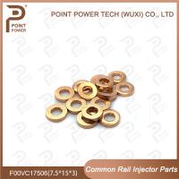 China Common Rail Injector Copper Washer Shim F00VC17506 7.5x15x3mm High Speed Steel for sale