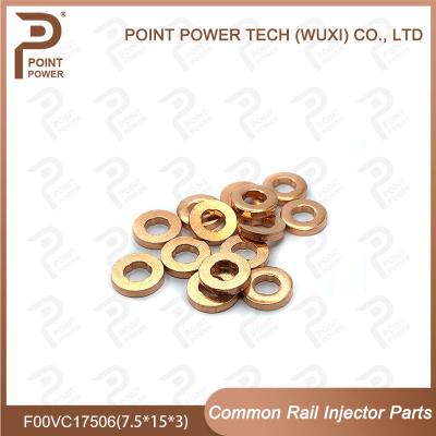 China Common Rail Injector Copper Washer Shim F00VC17506 7.5x15x3mm High Speed Steel for sale