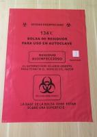 China 134 ℃ Autoclavable Waste Bags with indicator for sale