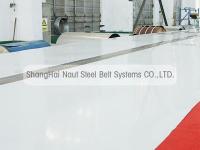 China Stainless Steel Flat Rotocure Belt Smooth Expandable Conveyor for sale