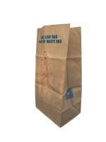 China Recyclable OEM 30 Gallons Paper Leaf Bags Bulk Customizable Lining Brown Yard Waste Bags for sale