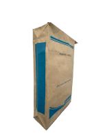 China 25kg 50kg Industrial Paper Bags Cement Packaging Bags Square Bottoms for sale
