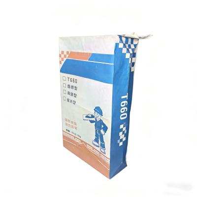 China 10kg To 25kg Multiwall Kraft Paper Valve Bags For Cement Fertilizer And Chemicals for sale
