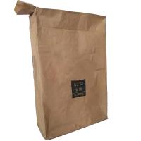 China Kraft Industrial Paper Valve Bags Custom Logo For Bulk Material Storage for sale