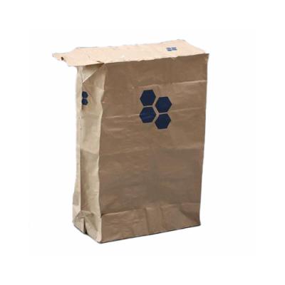 China Heat Or Adhesive Paper Valve Bags 10kg Kraft Paper Durable Packaging For Industrial for sale