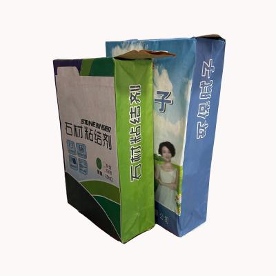 China Cement Paper Valve Sacks With Good Stacking Strength And Valve Position Corner for sale