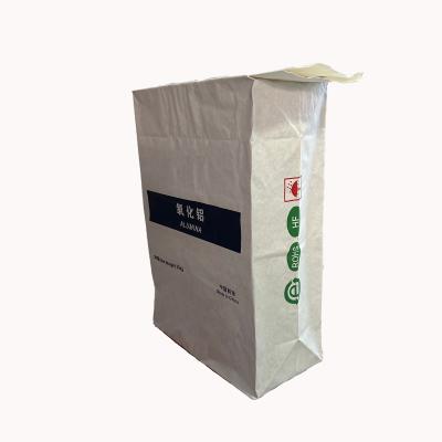 China Recyclable And Biodegradable Paper Valve Sacks Polyethylene  For Bulk Material Storage for sale