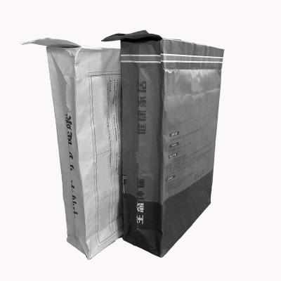 China Brown Or White Kraft Paper Laminated Pp Woven Bag Multiwall  Heavy Load Support for sale