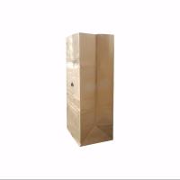 China Foldable Flat Heavy Duty Brown Paper Lawn And Refuse Bags For Garden Professionals for sale
