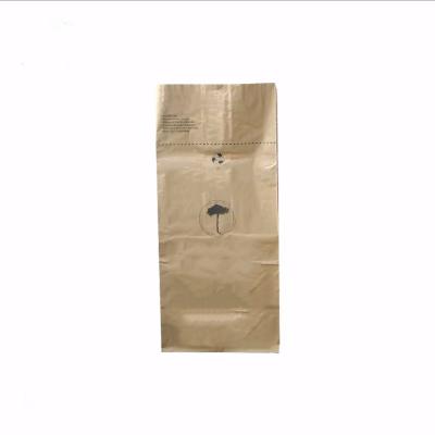 China Waterproof Eco Friendly Lawn Paper Bags 1-3 Layers M-Fold  For Environmentally Safe Yard Cleanup for sale