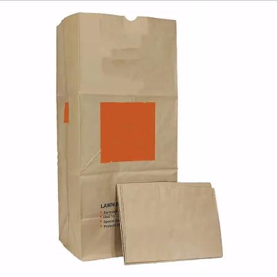China Open Top Large Paper Bags For Yard Waste 1 To 3 Layers M Fold Custom Quantity for sale