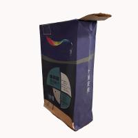China Food Products Kraft Paper Valve Bag 10kg To 25kg For Industrial Bulk Packaging for sale