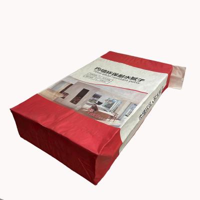 China Custom Logo Kraft Paper Valve Bag For Cement Chemicals Construction And Industrial for sale