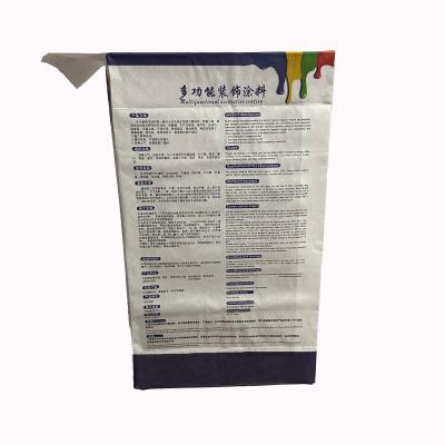 China Kraft Paper Multi Wall Cement Packaging Bags 100 Recyclable Gusseted Bottom for sale
