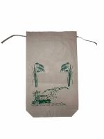 China Optional Handles Pinch Bottom Paper Bags Customized For Retail Grocery Food Service for sale