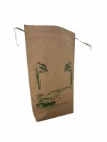 China Optional Handles Pinch Bottom Paper Bags Customized For Retail Grocery Food Service for sale