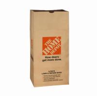 China Foldable Eco Friendly Durable Heavy Duty Kraft Paper Garden Waste Bag for Landscaping and Garden Cleanup for sale