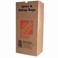 China Foldable Eco Friendly Durable Heavy Duty Kraft Paper Garden Waste Bag for Landscaping and Garden Cleanup for sale