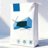 China Corner Valve Paper Valve Sacks with Moisture Resistant Coating and 100% Recyclable Kraft Paper for Industrial Use for sale