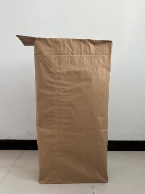 China Strong Tear Resistance Kraft Paper Valve Bag with High Moisture Resistance and Up To 50 Kg Weight Capacity for Industrial Packaging for sale