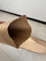 China Strong Tear Resistance Kraft Paper Valve Bag with High Moisture Resistance and Up To 50 Kg Weight Capacity for Industrial Packaging for sale
