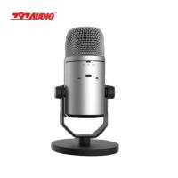 China 797audio AUCR01 High End USB Condenser Microphone Wireless Microphone for Mobile Phone Wireless Microphone on Batteries 120DB for sale