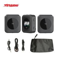 China 797Audio WCR01 Professional 2.4G Karaoke wireless collar clip microphone for Cell phone & Camera Black color Customized made for sale