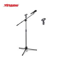 China 797Audio Wholesale Professional Microphone Stand Vocal Table Freely Adjustable Height Angle For Performance Custom Name Plate for sale