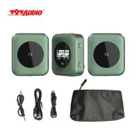 China NEW Design Clip on Portable 2.4GHz 3 in 1 receiver Dual Mic set Lavalier Wireless Omnidirectional Microphone For Interview for sale